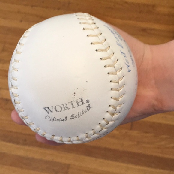 Worth | Other | Commemorative Autographed Softball | Poshmark